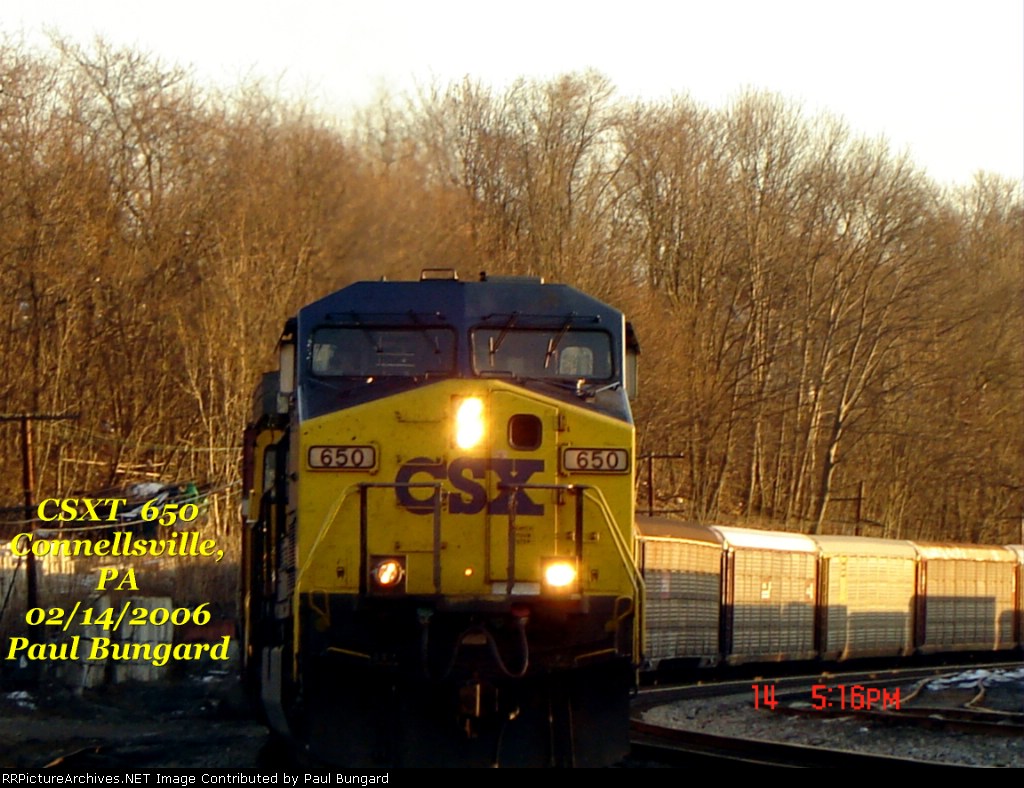 CSXT 650 CW44-6 02/14/2006